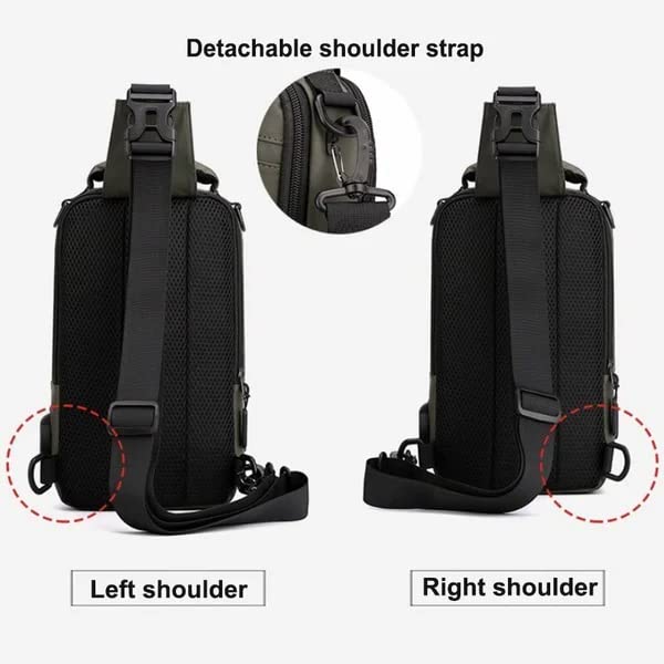 Anti-theft Waterproof Crossbody Bag,Multifunctional Waterproof Large Capacity Fashion Leisure Men's Backpack (Blue)