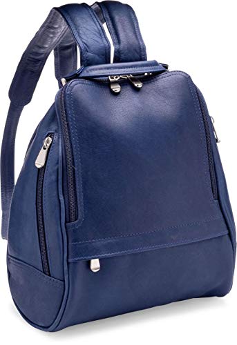 Le Donne U Zip Mid Size Woman's Backpack, Navy