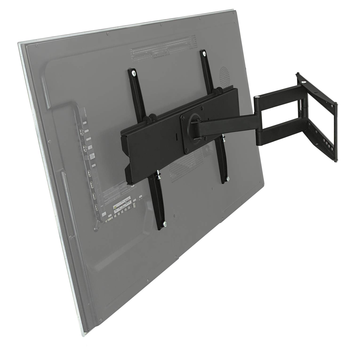 Mount-It! Full Motion TV Wall Mount with 17.3" Extending Swivel Arm | VESA Compatible 400x400 and 600x400, Fits 32 35 40 45 50 55 60 65 Inch | 110 Lbs Capacity