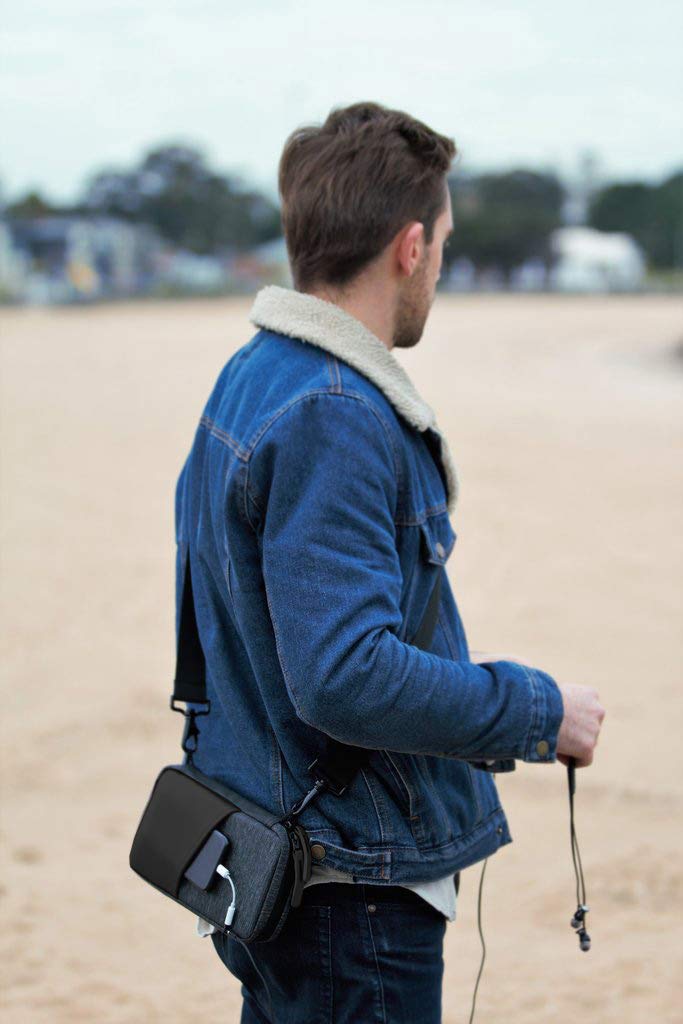 ETCHR Field Case - Multifunctional Art Supply Bag and Weatherproof Travel Organizer with Tool Management System and Adjustable Shoulder Strap - Vegan-Friendly - Left and Right Handed Supply Case