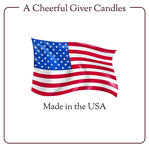 A Cheerful Giver โ Snickerdoodle - 34oz Papa Scented Candle Jar with Lid - Keepers of the Light - 155 Hours of Burn Time, Gift for Women, Brown
