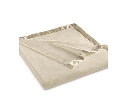 Martha Stewart Easy Care Soft Fleece Blanket (King, Camel Tan)