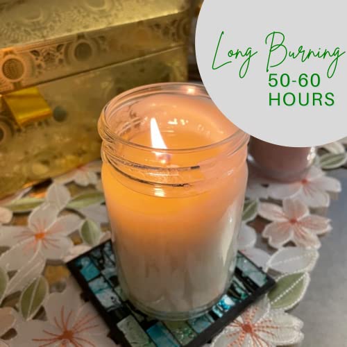 Nika's Home Lily of The Valley Soy Candle 12oz Mason Jar Non-Toxic White Soy Candle Handmade, Long Burning 50-60 Hours Highly Scented All Natural, Clean Burning Candle Gift Décor