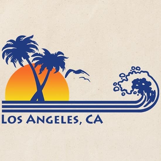CafePress Los Angeles, CA Tote-Bag Natural Canvas Tote-Bag,Shopping-Bag