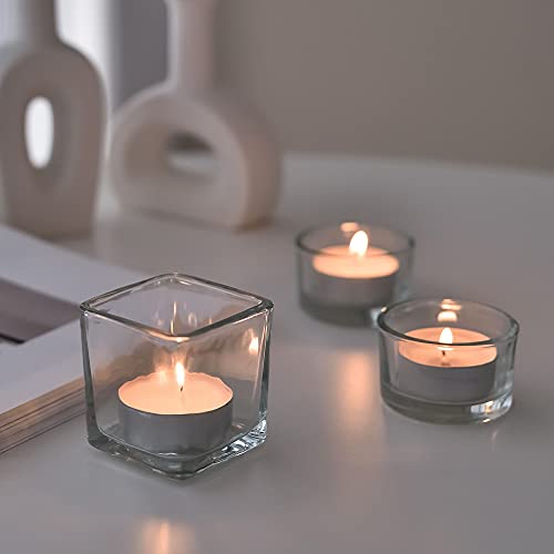 COCODOR Scented Tealight Candles/Tea Rose / 100 Pack / 4-5 Hour Extended Burn Time/Made in Italy, Cotton Wick, Scented Home Deco, Fragrance, Mother's Day