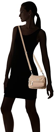 Baggallini womens Triple Zip Bagg Convertible Cross Body, Beach, One Size US