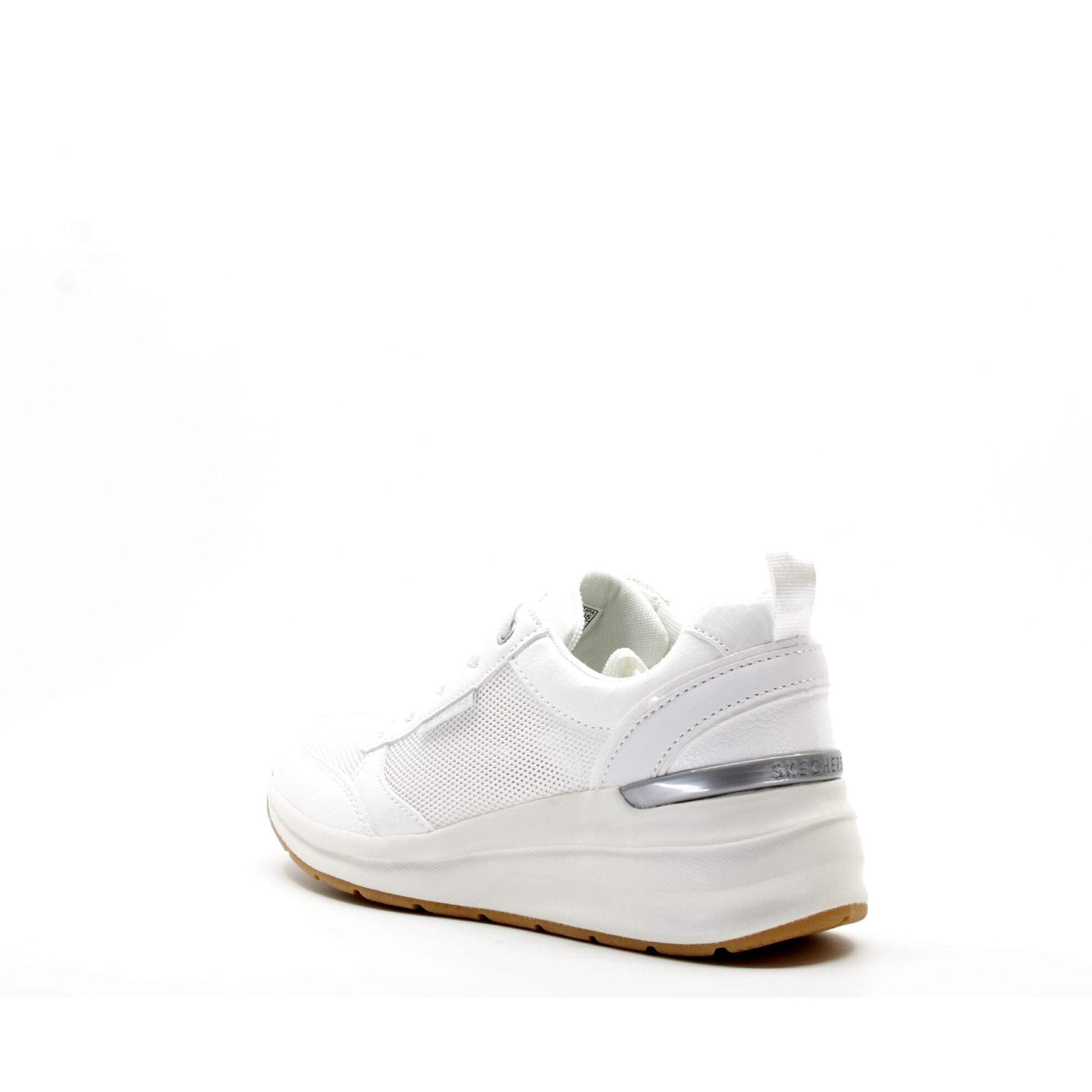 Skechers Women's Billion-HOT Days Sneaker, White, 8.5