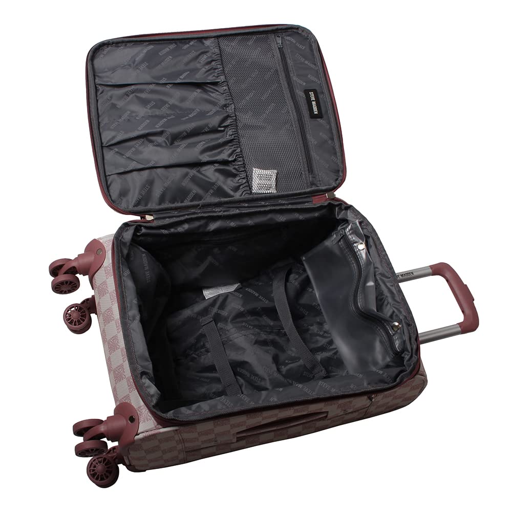 Steve Madden Designer Luggage (Chalet Pink, 28in)