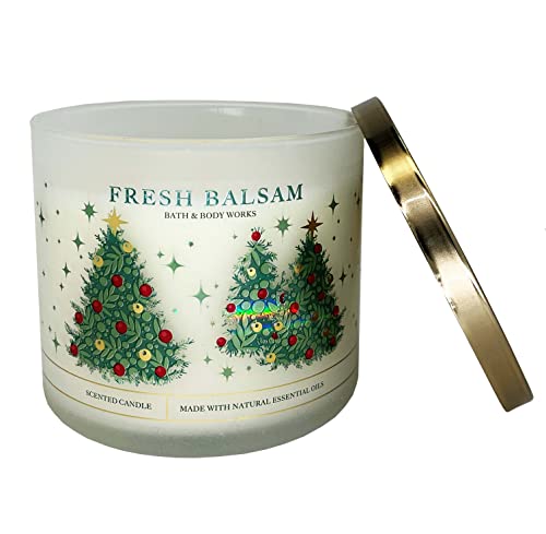 Bath & Body Works, 3-Wick Candle, Fresh Balsam