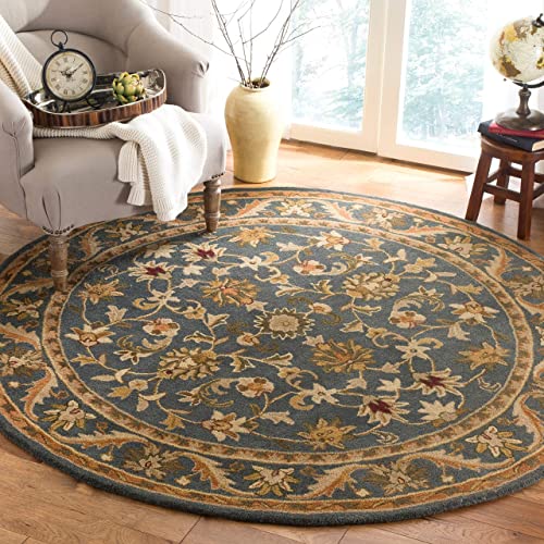 SAFAVIEH Antiquity Collection 2' x 4' Olive / Gold AT52A Handmade Traditional Oriental Premium Wool Accent Rug
