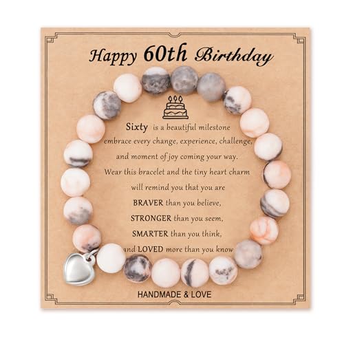HGDEER 60th Birthday Decorations Gifts for Women Woman