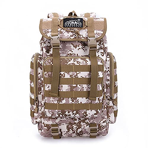 Sirius Survival “The Rambler” - 40L Tactical Backpack with MOLLE Webbing (Black)