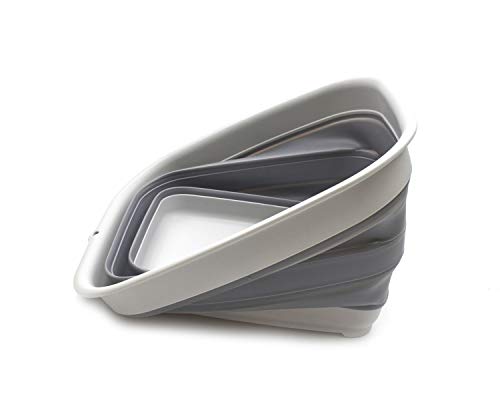 SAMMART 15L Collapsible Tub (Dark Grey, 1)