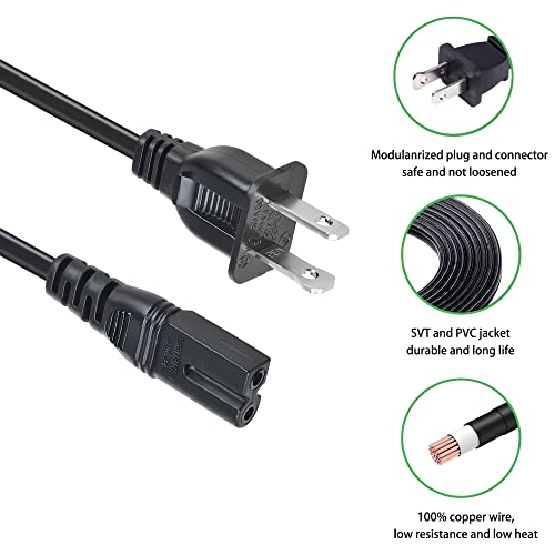 Aprelco 5ft AC Power Cord Cable Plug Compatible with Bose SoundTouch Sound Touch 30 354441-1200 Digital Media Streamer