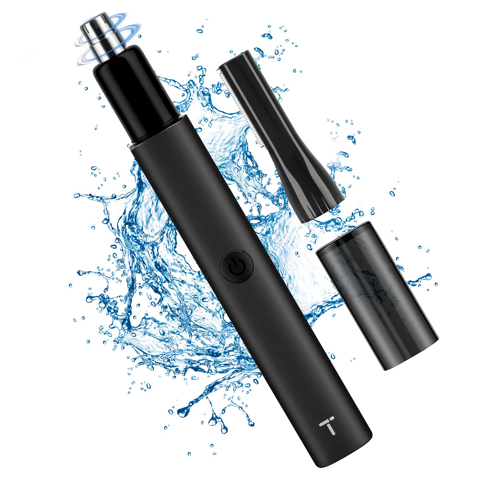 TIFOR 8,000 RPM Nose Hair Trimmer for Men - Electric Nose Hair Trimmer Rechargeable - IPX7 Metal Ear Nose Trimmer Eyebrow Facial Hair Removal Tool