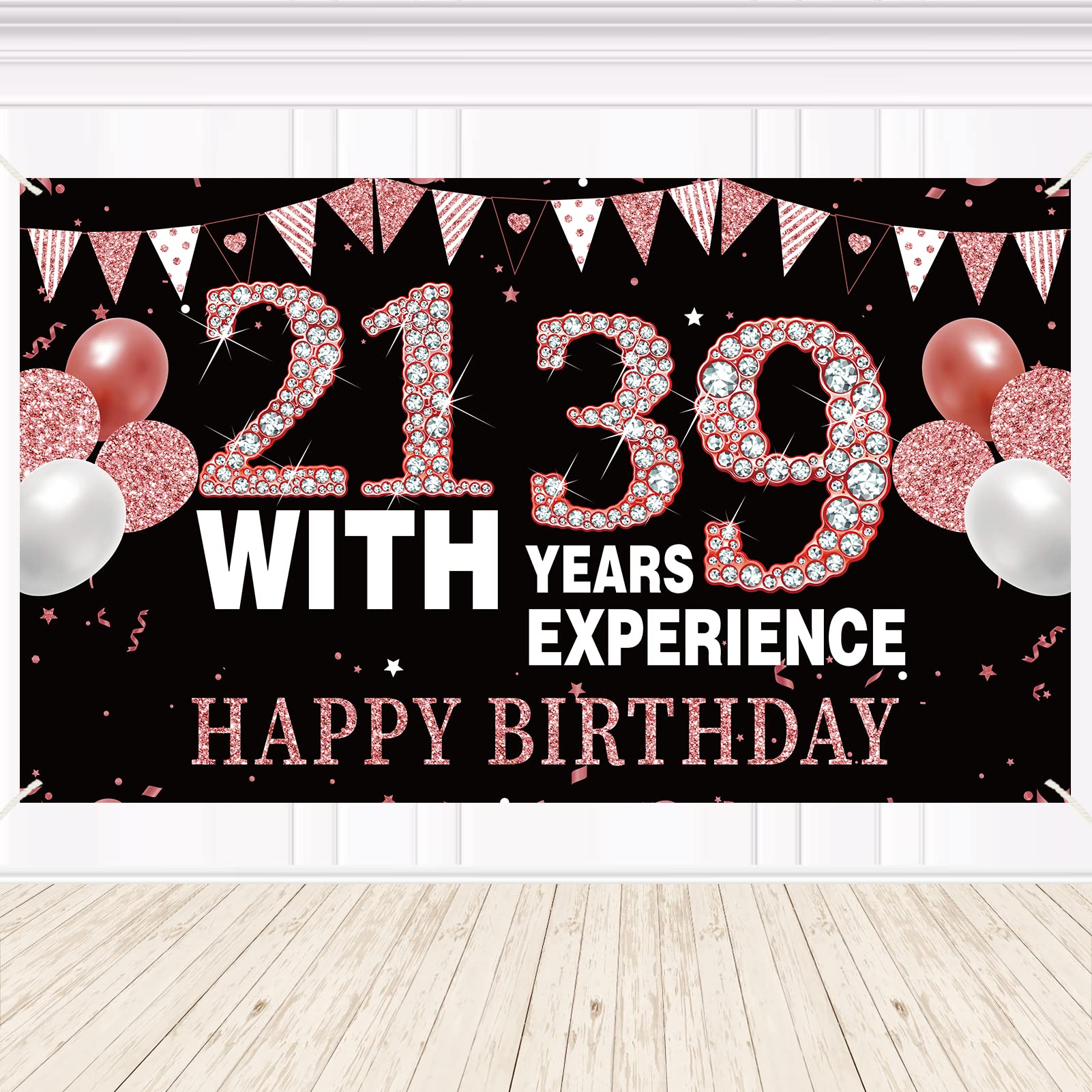 Turypaty 60th Birthday Banner Decorations