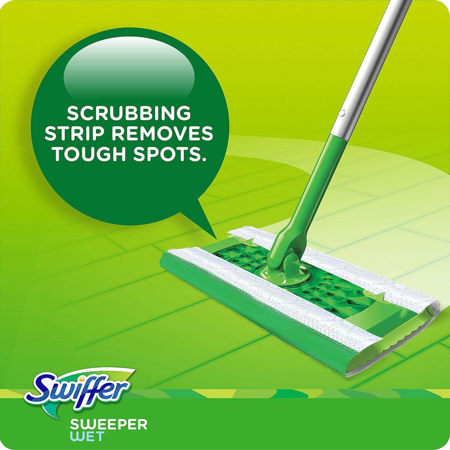 Swiffer Sweeper Wet Cloth Refill, White 60 Count