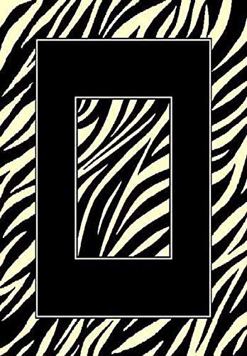 Zebra Print Rug Contemporary Area Rugs Zebra Rugs Large Zebra Rugs for Living Room Animal Print Rugs (5β 3β X 7β 5β)