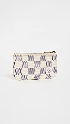 Louis Vuitton Women's Pre-Loved Pochette Cles, Damier Azur, White, One Size