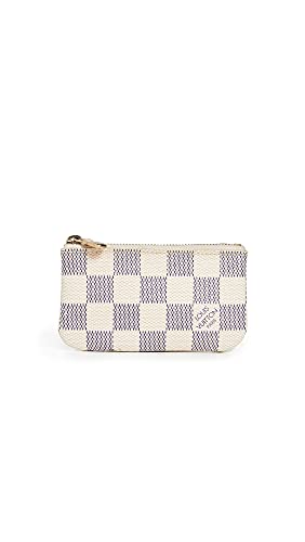 Louis Vuitton Women's Pre-Loved Pochette Cles, Damier Azur, White, One Size