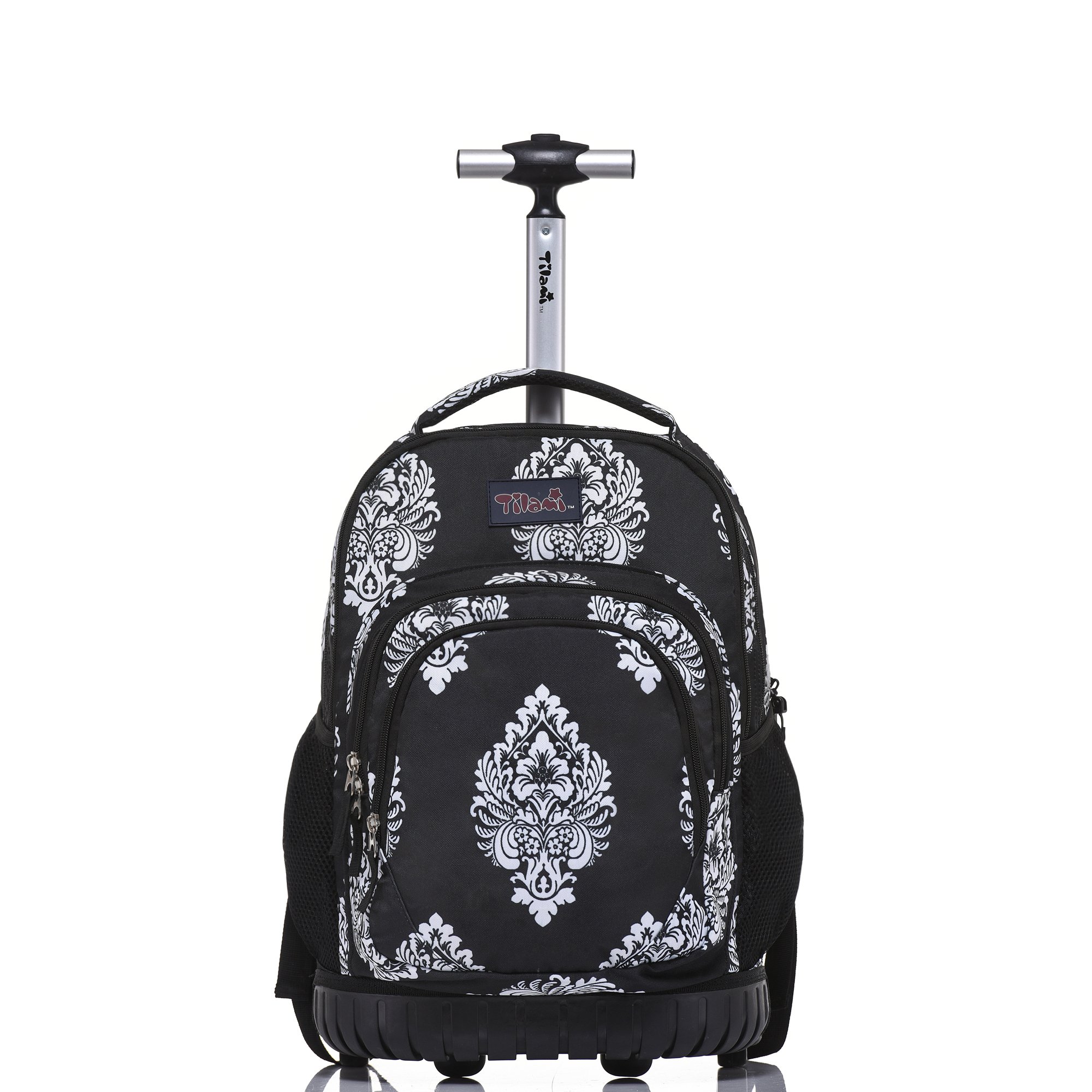 Tilami Rolling Backpack 18 inch Boys and Girls Laptop Backpack, Totem