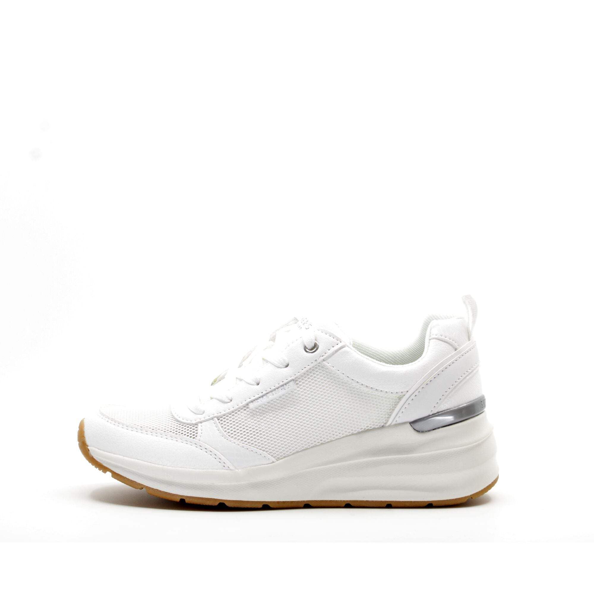 Skechers Women's Billion-HOT Days Sneaker, White, 7