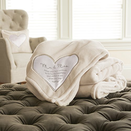 The Comfort Blanket 19527 Soft Blanket Mr & Mrs Thick Warm Royal Plush Throw Blanket