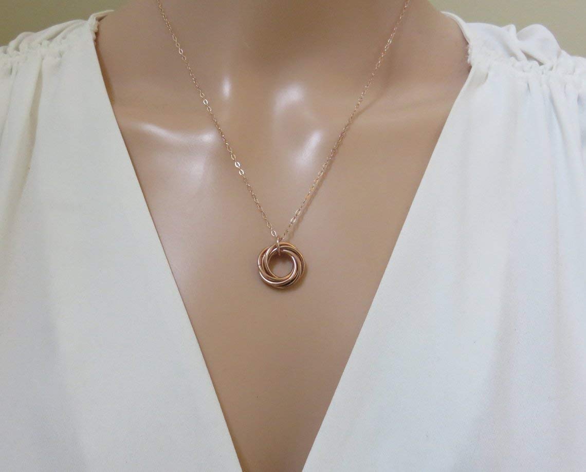 60th Birthday Gift for Women | Rose Gold Necklace | 60th Birthday Necklace