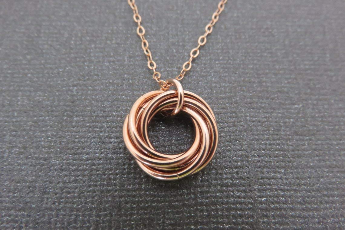 60th Birthday Gift for Women | Rose Gold Necklace | 60th Birthday Necklace