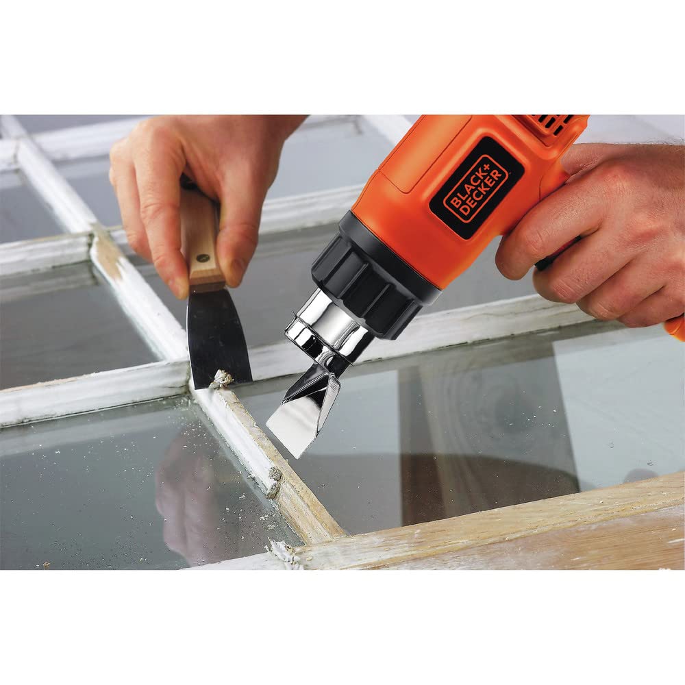 BLACK+DECKER Heat Gun, 1350 Watt, Dual Temperature Settings, Corded (HG1300)