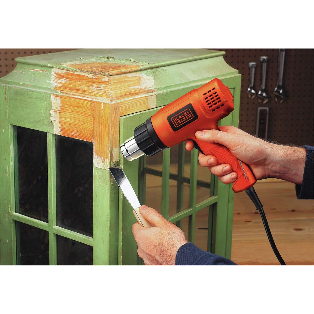 BLACK+DECKER Heat Gun, 1350 Watt, Dual Temperature Settings, Corded (HG1300)