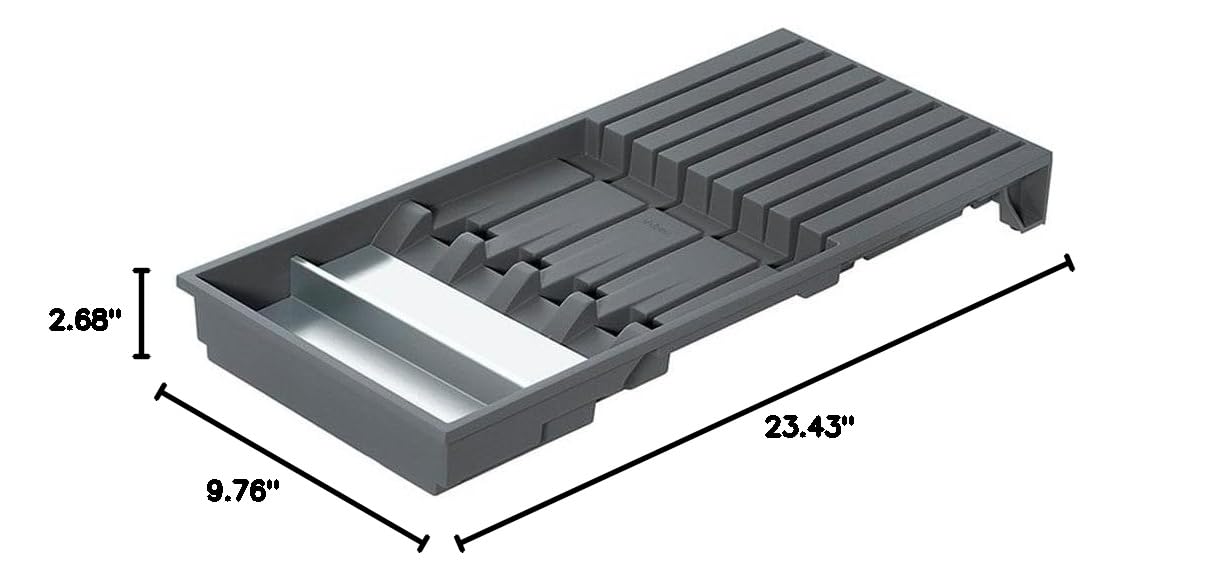 Blum 9809820 Ambia-Line Knife Holder ZC7M0200 Orion Grey