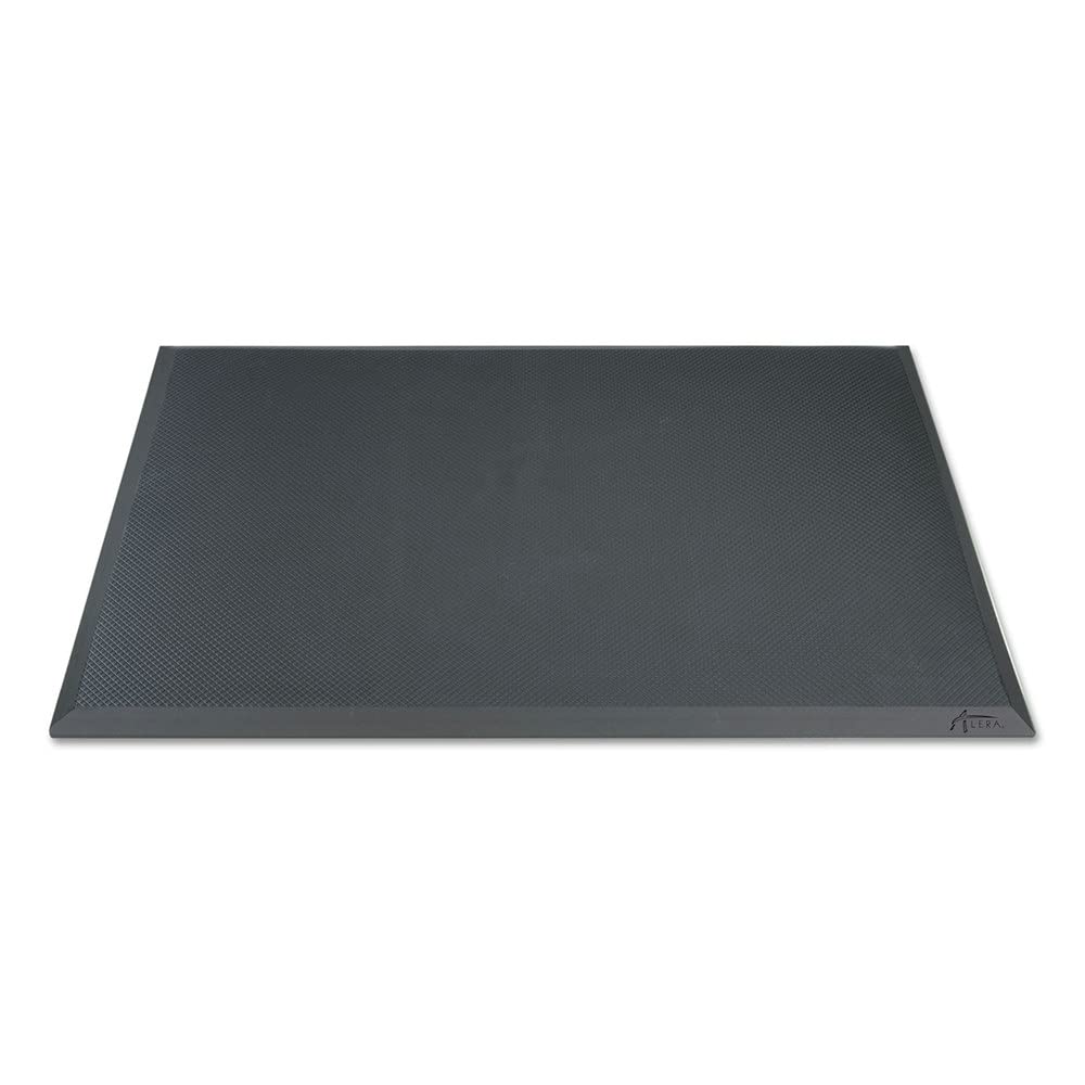 Alera ALEAE23AFM AdaptivErgo 24 in. x 36 in. Anti-Fatigue Mat - Black