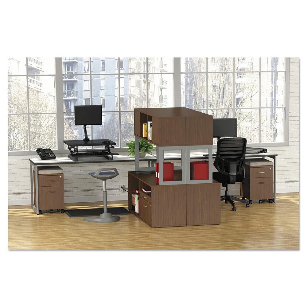 Alera ALEAE23AFM AdaptivErgo 24 in. x 36 in. Anti-Fatigue Mat - Black