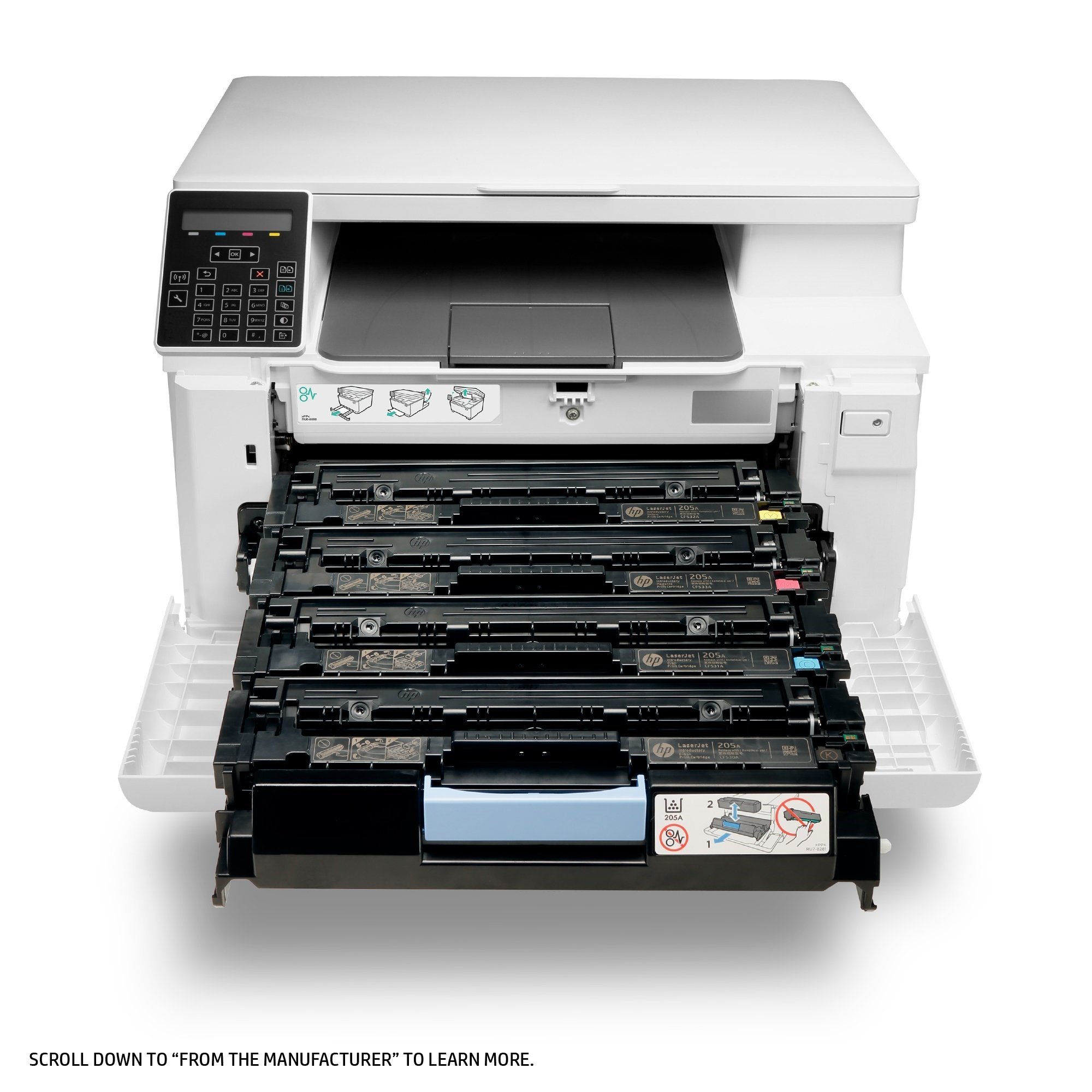HP Laserjet Pro M180nw All in One Wireless Color Laser Printer (T6B74A) (Renewed)