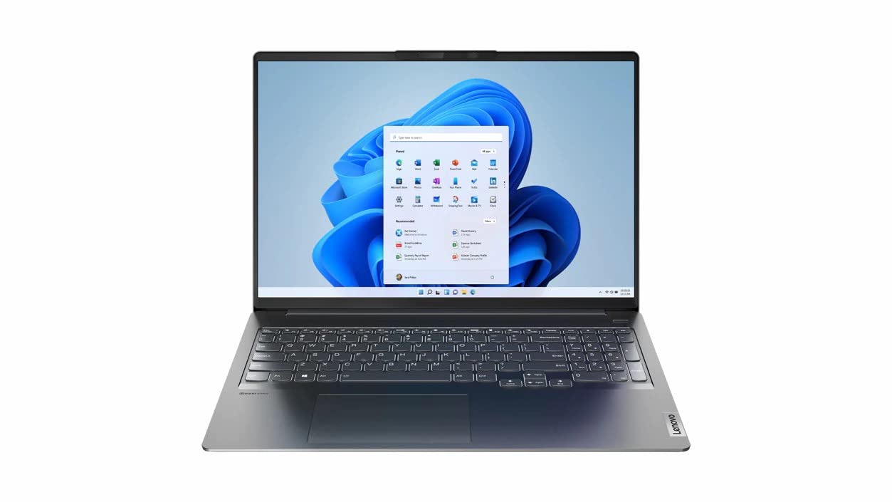 Lenovo Ideapad 5 Pro 16 Laptop 16" 2.5K QHD IPS Display (100% sRGB) AMD Hexa-Core Ryzen 5 5600H (Beats i7-9750H) 8GB RAM 1TB SSD Backlit Keyboard USB-C Dolby Atmos Win11 Grey + HDMI Cable