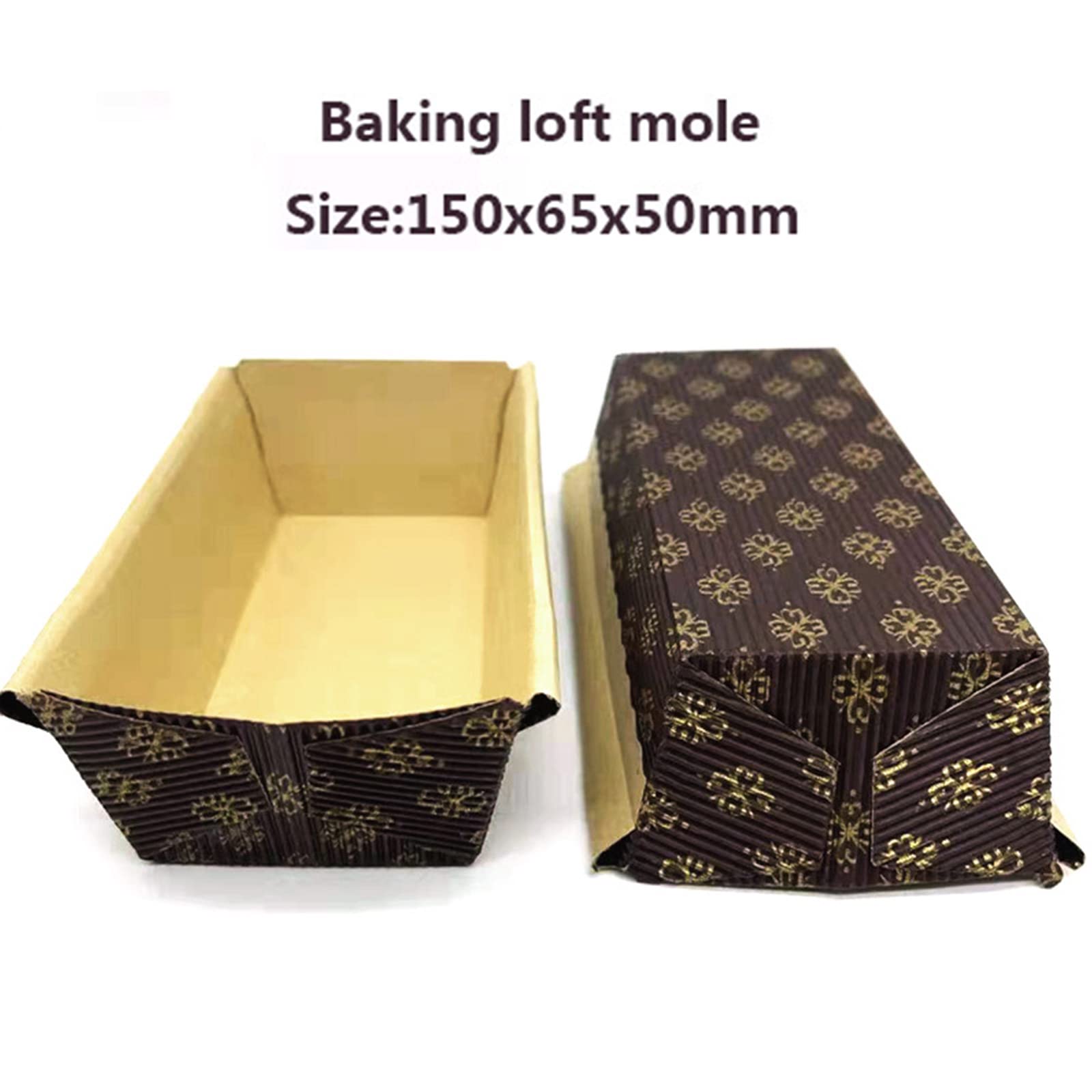 25 Pieces Disposable Kraft Papers Bread Loaf Pans Bakery Pastry Rectangle Pans For Kitchen Microwave Freezer Oven Safe Cupcake Wrappers For Boys