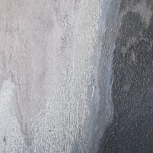 Madison Park Wall Art Living Room Décor - Blissful Abstract Wall Art, Modern Home Décor Painting Gel Coat Canvas with Silver Foil Embellishment, 27"W x 27"H x 1.5"D, Blush