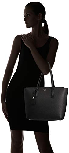 Kate Spade New York Women's Margaux Large Tote, Black/Warm Taupe, One Size