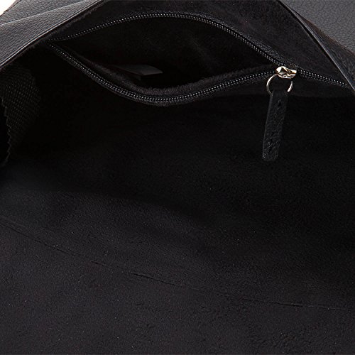Moleskine Classic Leather Reporter Bag, Black