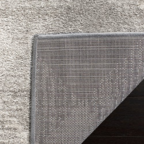 SAFAVIEH Adirondack Collection 6' x 9' Light Grey/Ivory ADR129B Modern Plaid Non-Shedding Living Room Bedroom Dining Home Office Area Rug