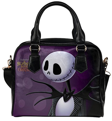 Fashion Shoulder Handbag Crossbody Bags with Jack Skellington Print