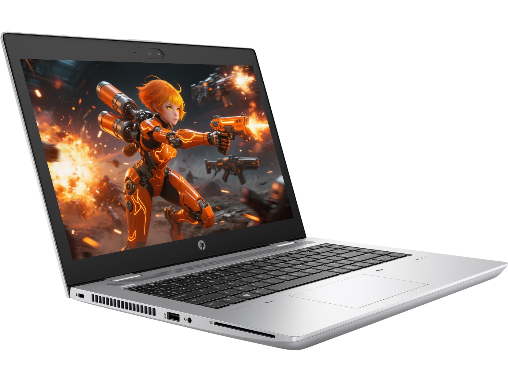 HP ProBook 640G4 14" Business Laptop, Intel Core i5-7200U 2.5GHZ, 16G DDR4, M.2 512G SSD, VGA, HDMI, Windows 10 Pro 64 Bit-Multi-Language Supports English/Spanish/French(Renewed)
