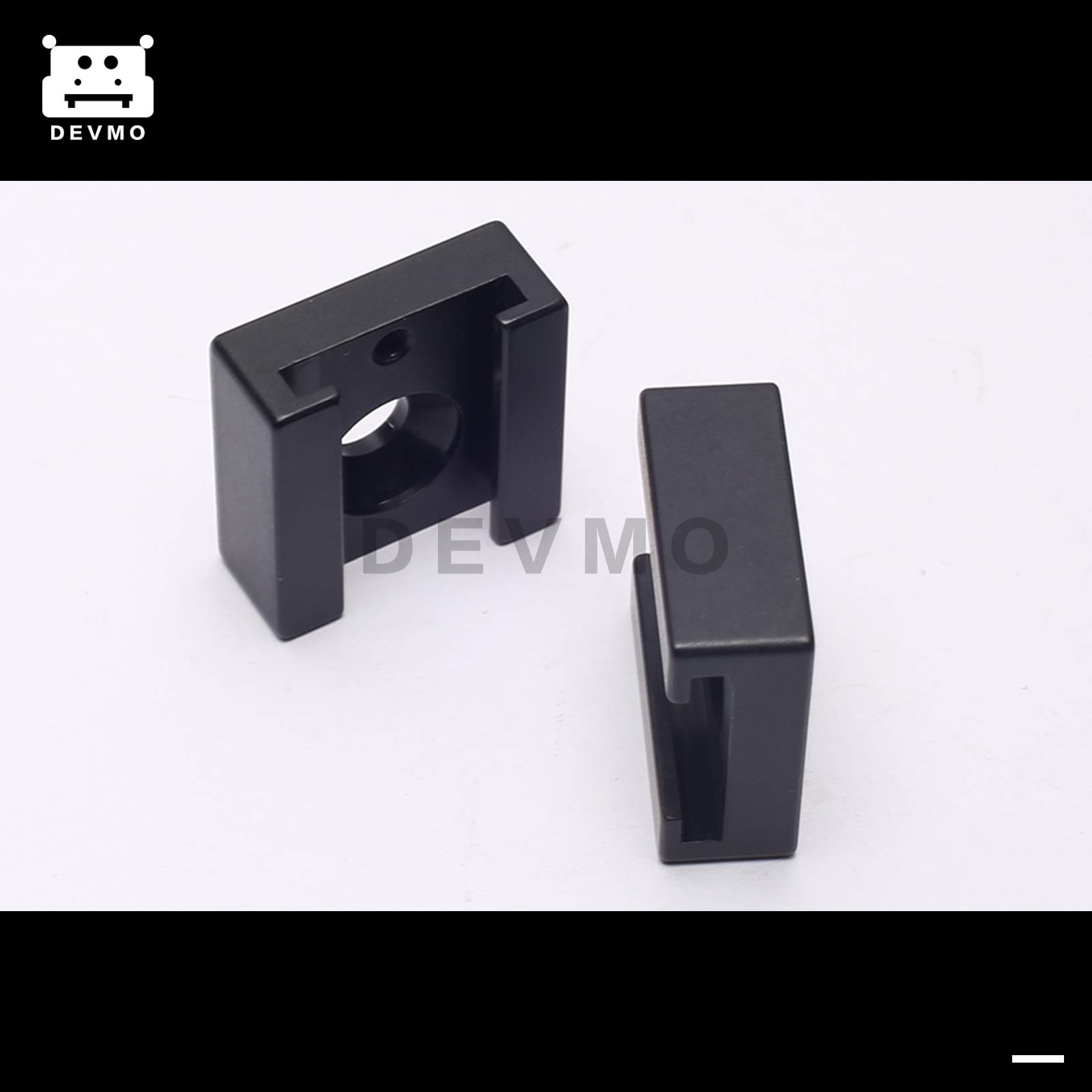 DEVMO Cold Shoe Mount Adapter Bracket Hot Shoe with 1/4" Thread for DSLR Rig Cage Plate Video Light Camera Cage Flash LED Moniter