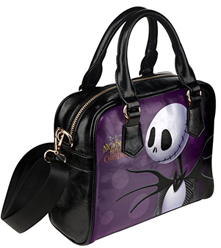 Fashion Shoulder Handbag Crossbody Bags with Jack Skellington Print