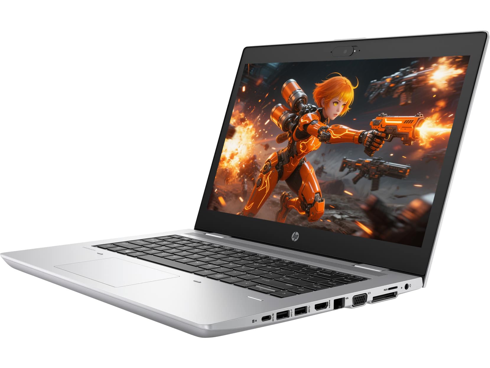 HP ProBook 640G4 14" Business Laptop, Intel Core i5-7200U 2.5GHZ, 16G DDR4, M.2 512G SSD, VGA, HDMI, Windows 10 Pro 64 Bit-Multi-Language Supports English/Spanish/French(Renewed)