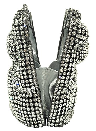 Elegant Evening Bags For Womens Clutches Purse Chain Wallet Handbags Crystal Party Lucky Cat Silver