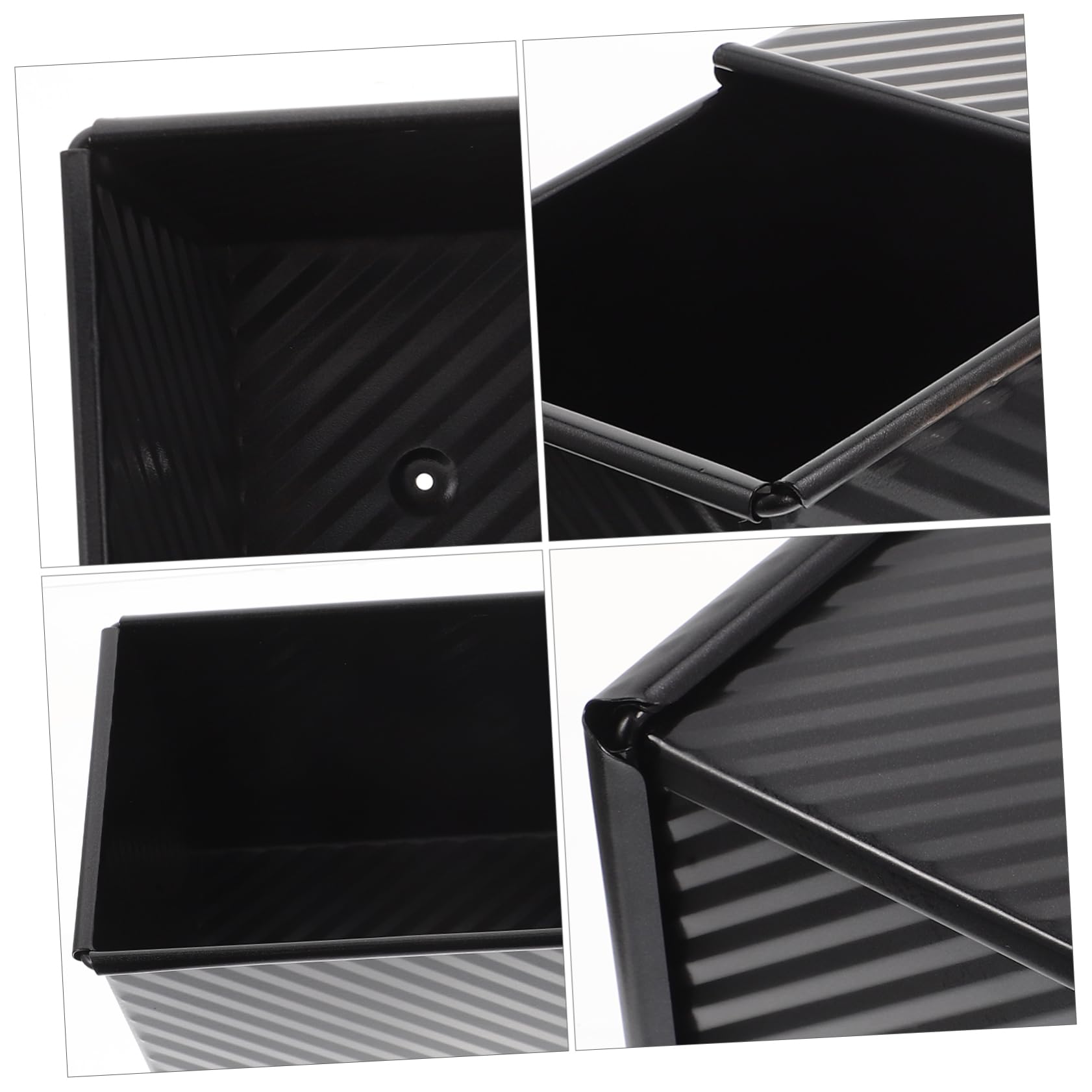 TIDTALEO Non-stick Bread Baking Mould Toast Box with Lid Carbon Steel Metal Bread Pan Toast Mold Bakeware