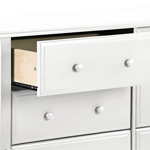 DaVinci Jayden 6-Drawer Double Wide Dresser in White, Greenguard Gold Certified