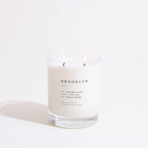 Brooklyn Candle Studio Brooklyn Escapist Candle | Luxury Scented Candle, Vegan Soy Wax, Hand Poured in The USA | 70 Hour Slow Burn Time | 13 oz